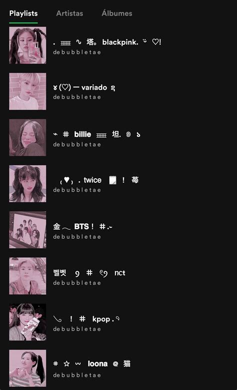 Aesthetic Spotify Pink ¡ ♥︎ Playlist Names Ideas Spotify Spotify