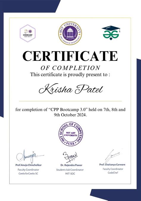 Krisha Patel On Linkedin Gfg Codechef