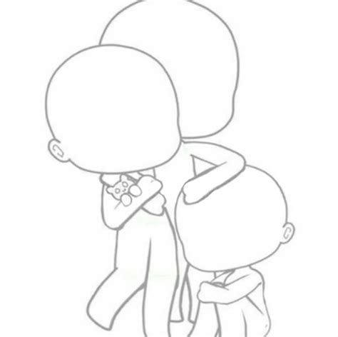 Gacha Life Body Base Poses Two People
