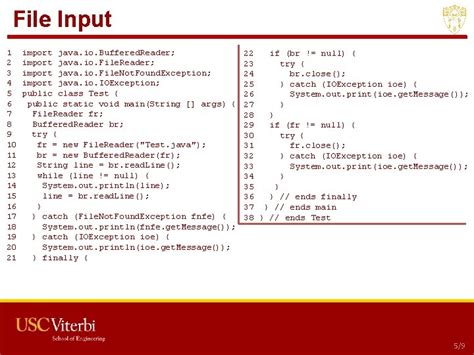 File Io Csci Principles Of Software Development