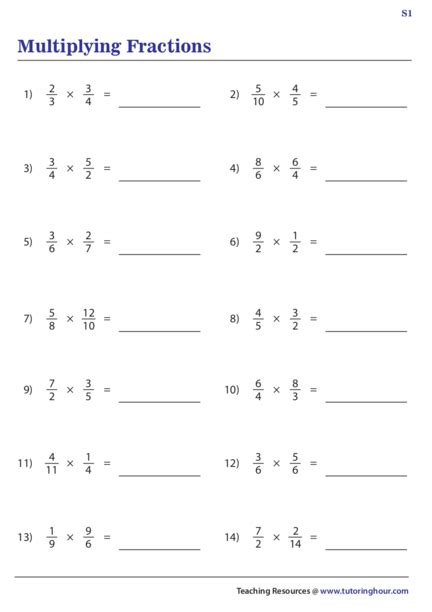 8th Grade Fraction Worksheet Practice And Mastery