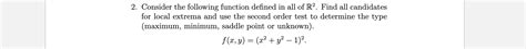 consider the following function defined in all of r2