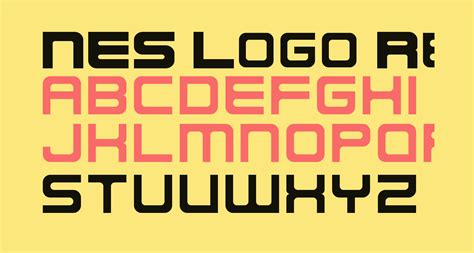 Nes Logo Regular Free Font What Font Is