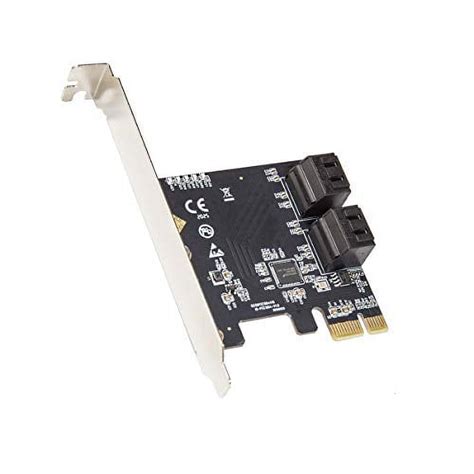 IO CREST Port SATA III PCI E X Expansion Card Non Raid With Low Profile Bracket ASMedia