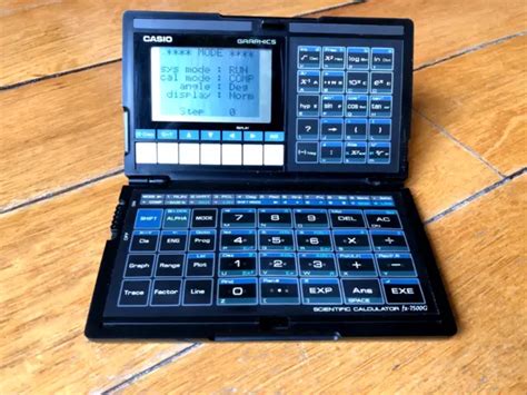 CASIO FX 7500G SCIENTIFIC Graphic Calculator Partially Working Please