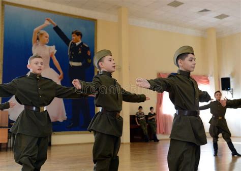 Classes In Choreography In The Cossack Cadet Corps Editorial Photography Image Of