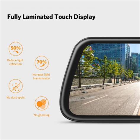 Mirror Dash Cam With Sony Imx Sensor Night Vision Dash Cameras Front