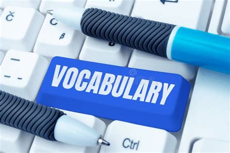 Text Caption Presenting Vocabulary Internet Concept Collection Of