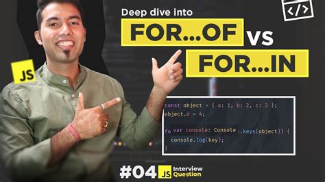 js interview 4 for in vs for of loop in javascript in hindi 🔥 youtube