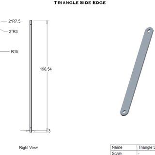 Triangle Side Edge Basic Dimensions Download Scientific Diagram