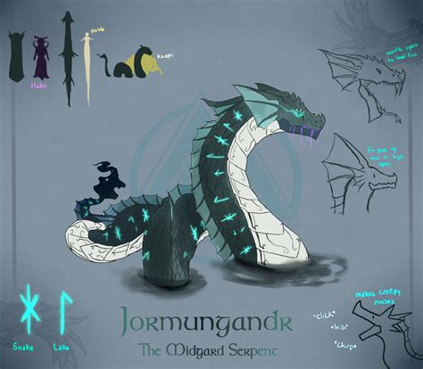 Smite Jormungandr Design Notes By Kaiology On Deviantart