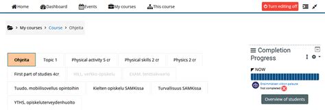 Moodle Teacher Blocks Progress Monitoring Guides In English