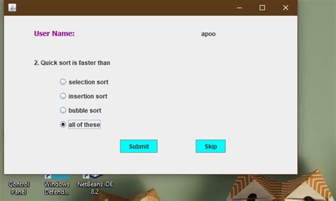 GitHub ApoorvaSinha Quiz Desktop App This Is A Desktop Based Application Developed On J SE