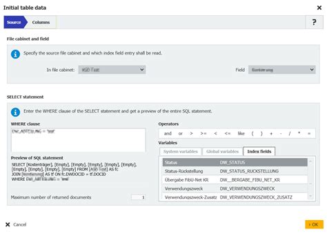 How To Assign Data To A Table Column Using A Workflow DocuWare