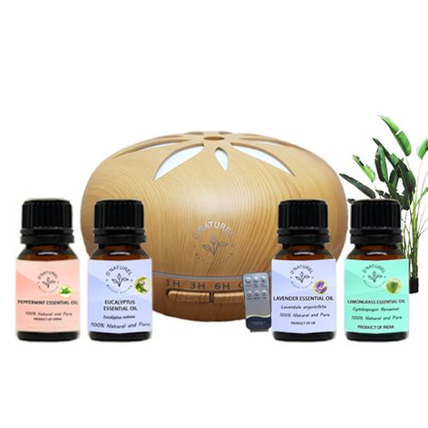 DNATUREL LIGHT WOOD OVAL BLUETOOTH MUSIC DIFFUSER WITH REMOTE COMBO OFFER KBI Direct