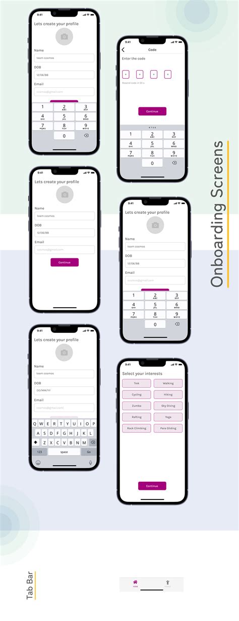 ios ui presentation on behance