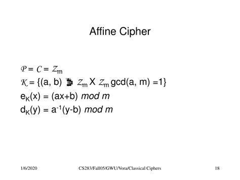 Ppt Classical Ciphers Understanding Terminology And Methods Powerpoint Presentation Id9661699