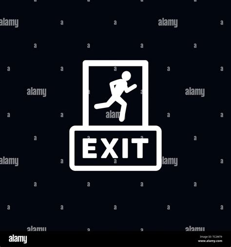 the exit icon logout and output logo illustration vector sign symbol