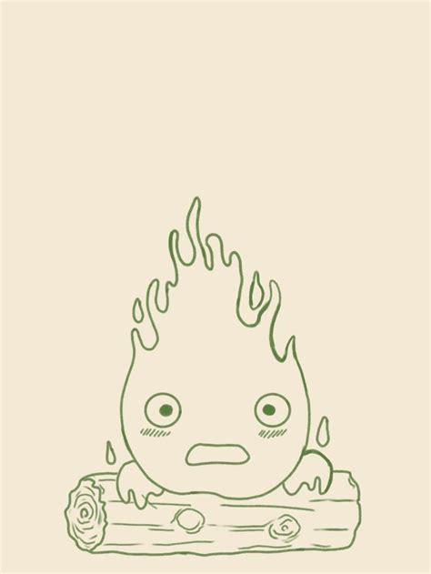 Estudio Ghibli Green Color Flame Fond D Ecran Dessin Coloriage