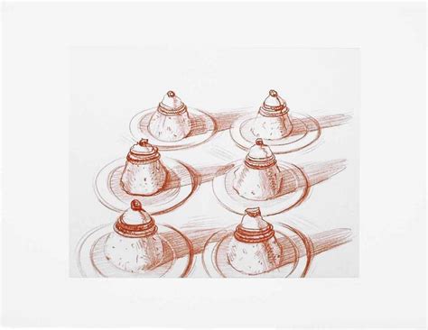 Wayne Thiebaud Six Desserts From Recent Etchings II At 1stDibs