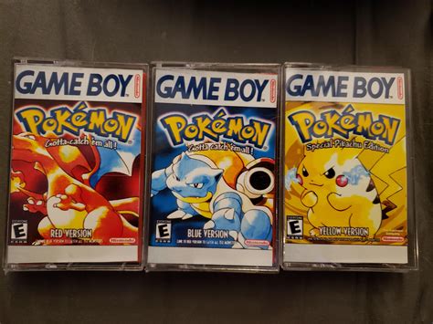 Pokemon Cassette Cases I Just Finished Making Rpokemon