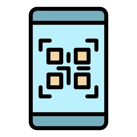 Premium Vector Phone Scan Qr Price Code Icon Outline Phone Scan Qr