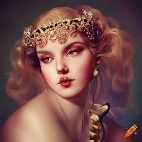 Beautiful Lady Portrait On Craiyon
