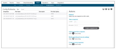 Backup Configuration In ACI DCLessons