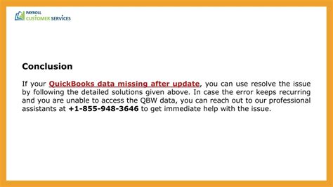 Ppt How To Find Quickbooks Data Missing After Update Powerpoint