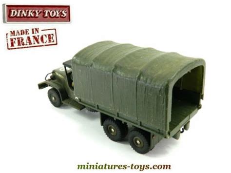 Le Camion Militaire Gmc Cckw X B Ch De Dinky Toys France Incomplet Miniatures Toys