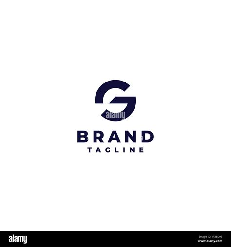 Simple Letter G Logo Design From A Cut Out Of The Letter S A Modern