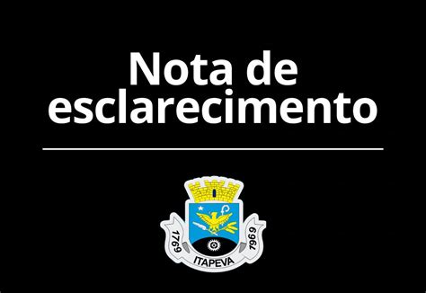 Notícia Prefeitura Emite Nota De Esclarecimento Prefeitura