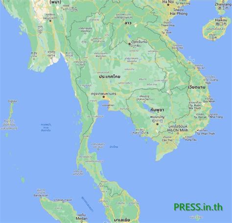 แผนที่ประเทศไทย รูปภาพแผนที่ 77 จังหวัด