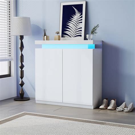 Odikalo Sideboard Eckschrank Stauschrank Unterschrank Schuhschrank 2