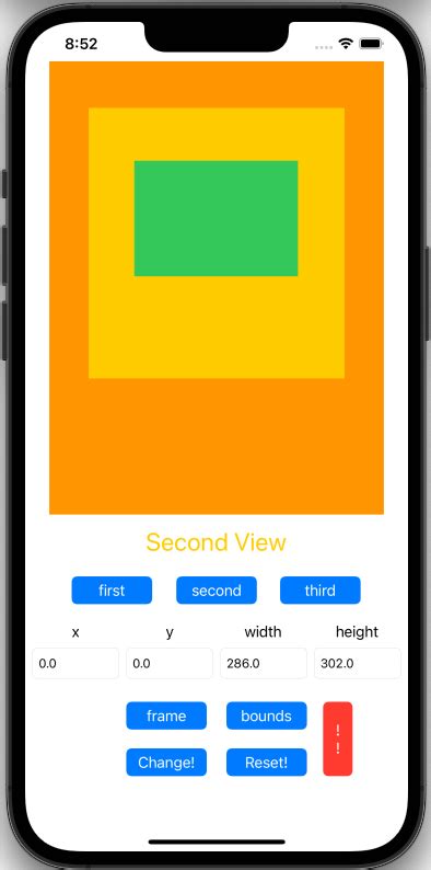Ios Frame Vs Bounds