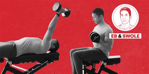 The Single Dumbbell Bench Superset Builds Biceps And Triceps