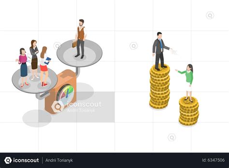 Best Premium Gender Inequality Sex Discrimination Illustration