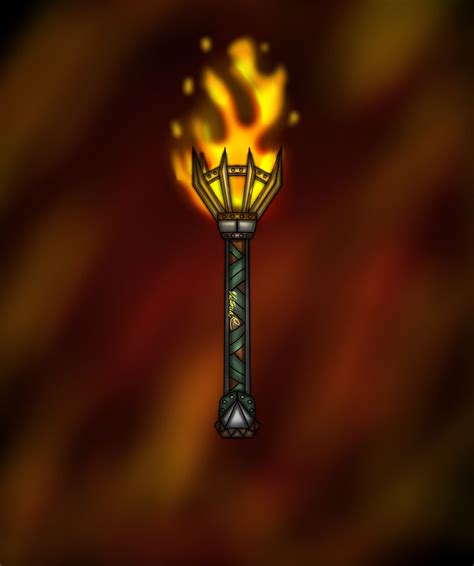 Medieval Flaming Torch By Autobot793 On Deviantart