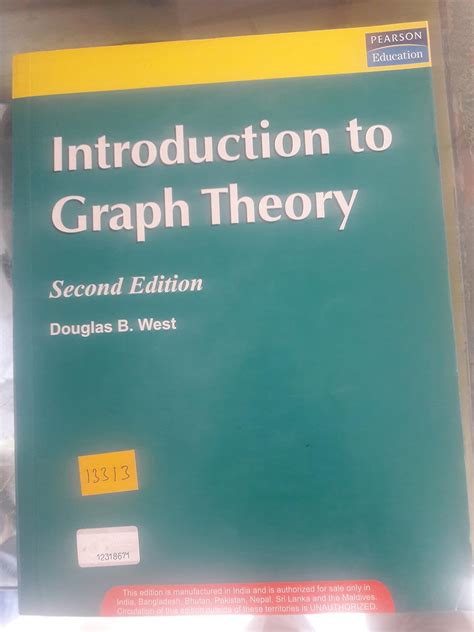 Introduction To Graph Theory 2e Douglas B West 9788177587418 Books Introduction To Graph Theory 2e Douglas B West 9788177587418 Books