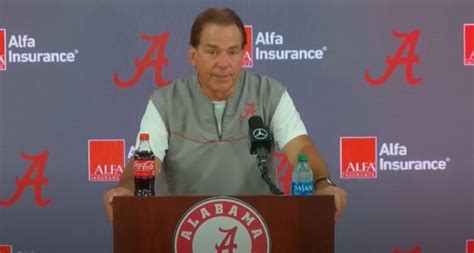 Alabama Head Coach Nick Saban Has Harsh Words Following Team Barely