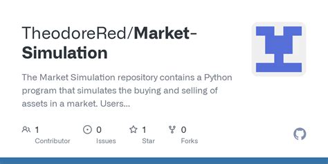 Github Theodoreredmarket Simulation The Market Simulation