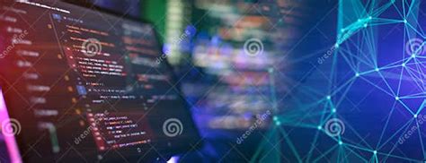 Technology Background Computer Script Programming Code Abstract Screen Of Software Developer