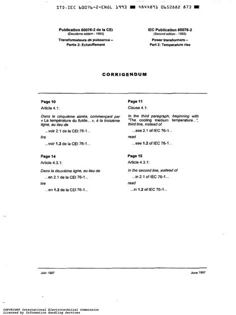 Iec 60076 2 Power Transformers Temperature Rise Pdf