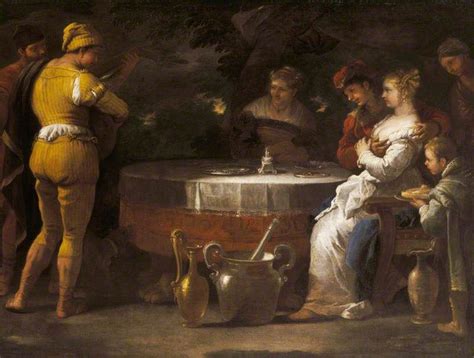 The Parable Of The Prodigal Son Riotous Living Luca Giordano