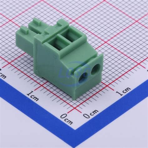 DB2EKA 3 81 2P GN S DORABO Connectors 250V 10A 2 40 105 1 5 1 16