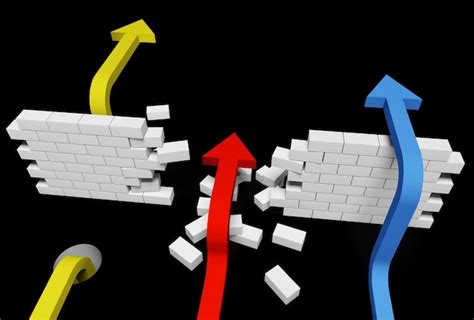 Premium Photo Determination Boundary Breaking Strategy Escape Wall