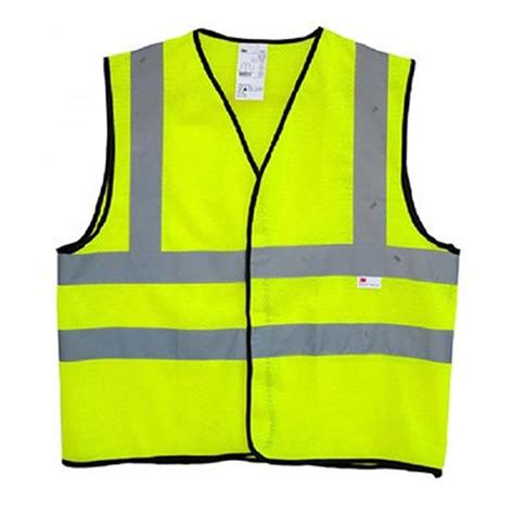 3m 8906 Vest Reflective Scotchlite 2 Stripe Size L Yellow Eezee