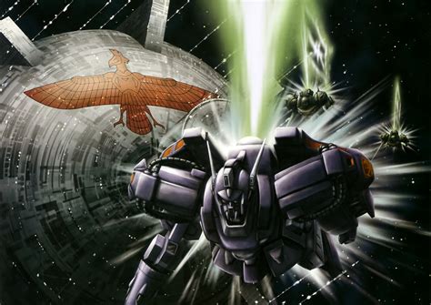 Denan Zon Gundam Gundam F91 Artist Request Downscaled Highres Official Art Resized Scan