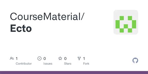 Github Coursematerialecto
