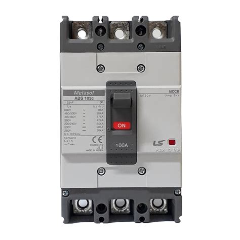 Abs103c100a Ls Interruptor Termomagnetico Caja Moldeada TamaÑo 2 100 Amp